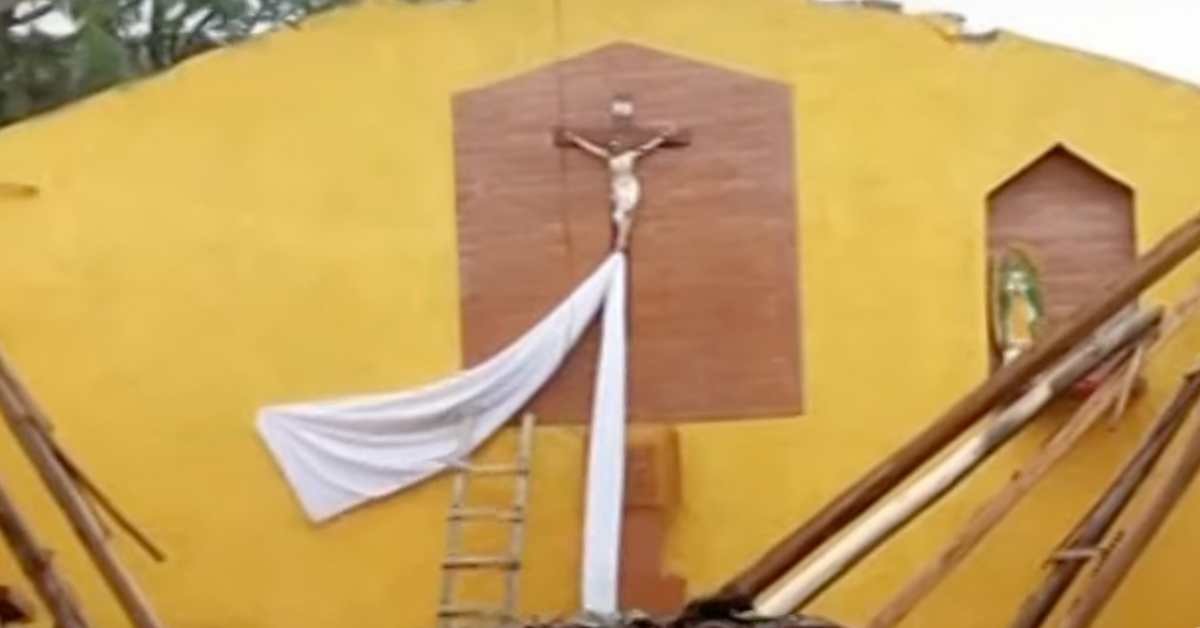 "Miracle from God": Church Roof Collapses in Peru, But Crucifix & Saint ...