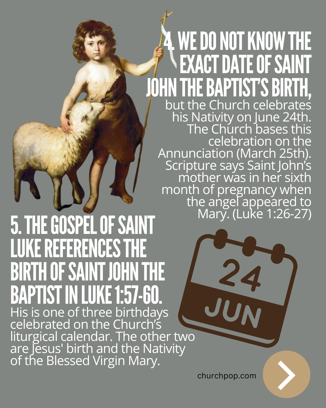 Who's St. John the Baptist? 7 Things to Know & Share