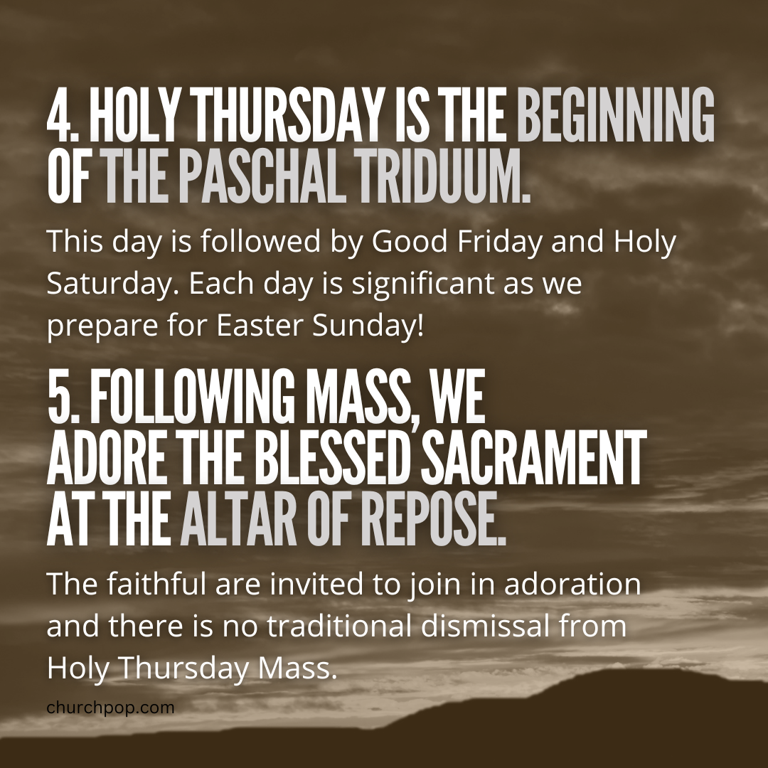 The Meaning of Holy Thursday: 5 Essential Facts Every Catholic Should Know