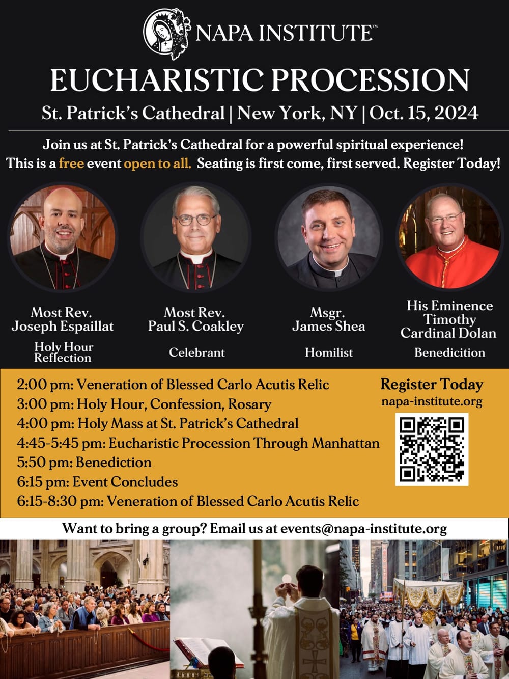 Eucharistic Procession with Carlo Acutis' First-Class Heart Relic to ...