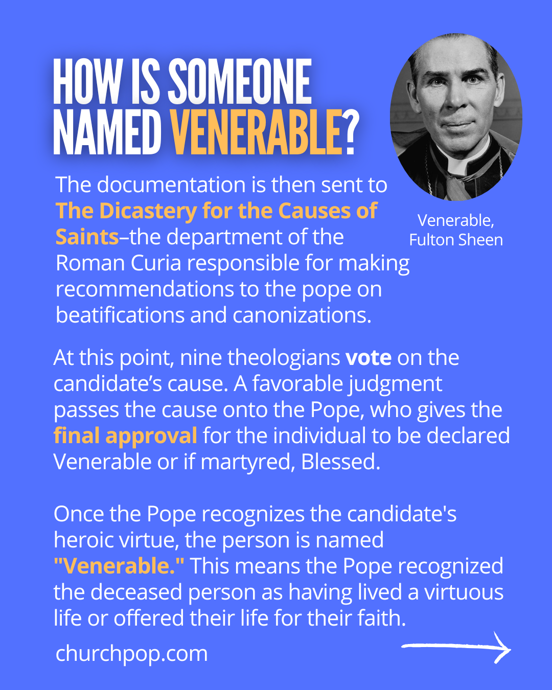 The Catholic Church's Path to Sainthood Explained