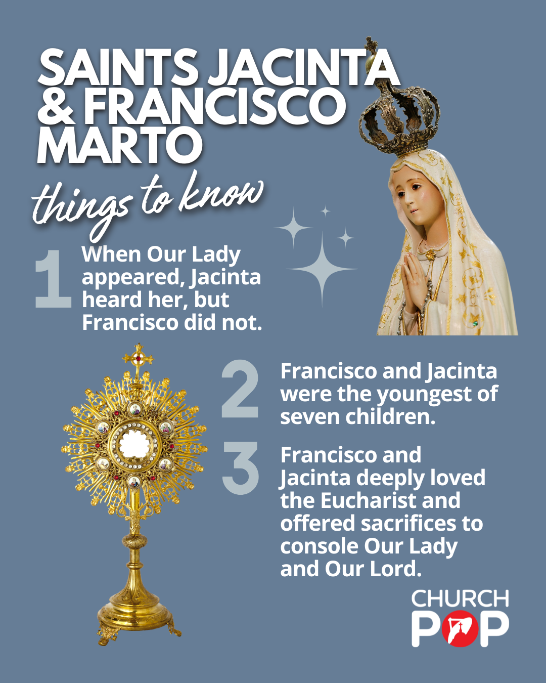 6 Little-Known Facts About Young Fatima Mystics Saints Jacinta ...