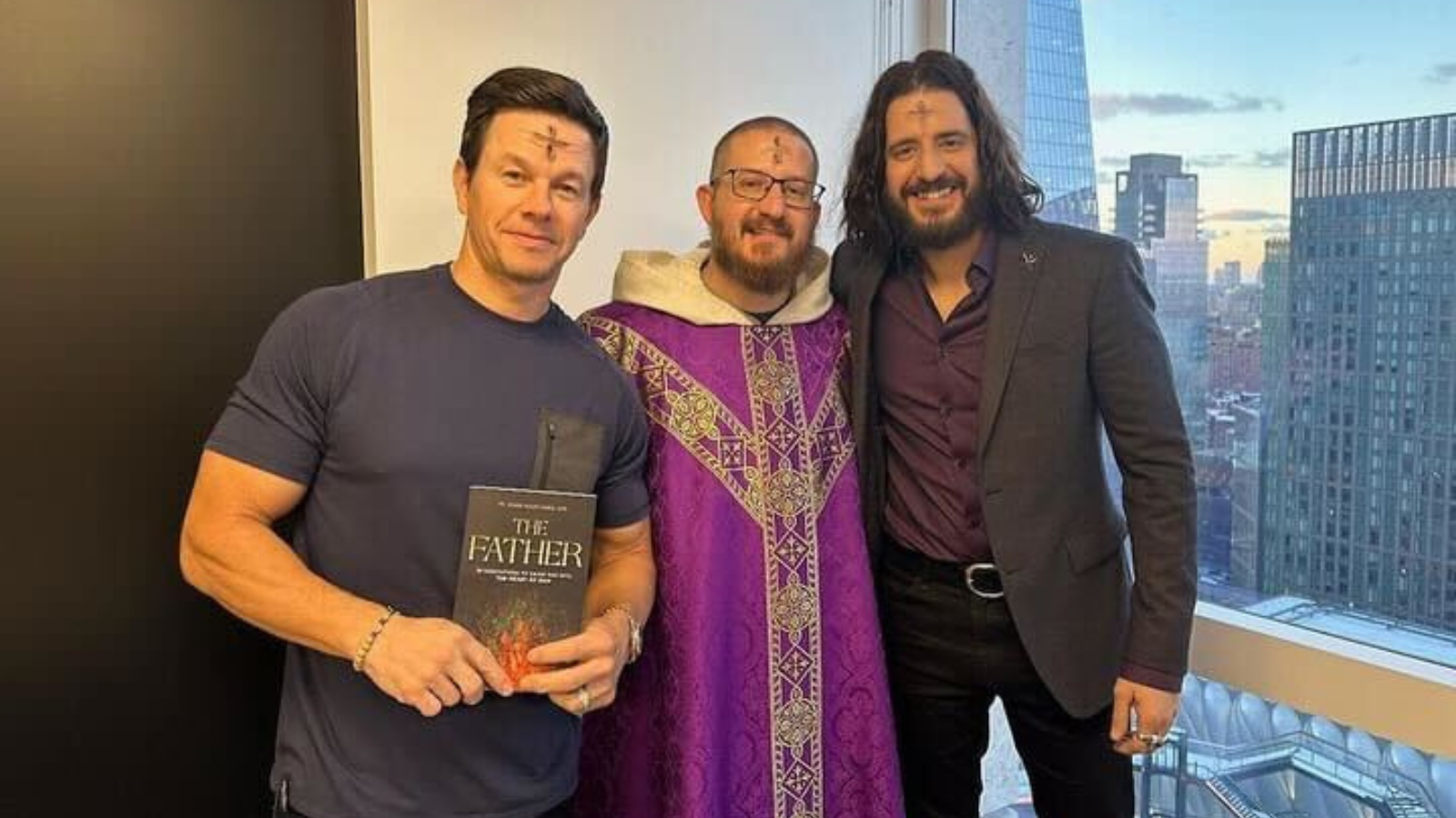 Mark Wahlberg, Jonathan Roumie Attend Ash Wednesday Mass with ...