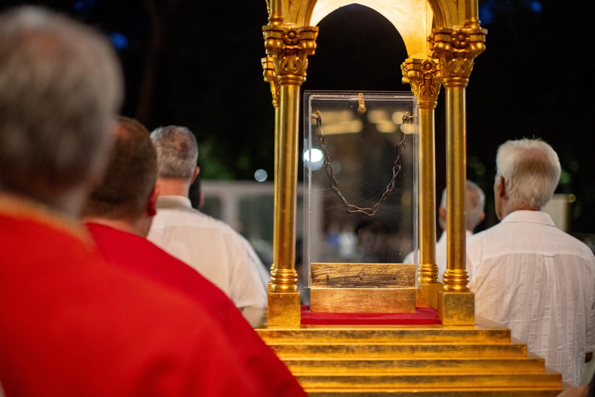 The Relic of the Holy Chains of Saint Paul Processed through the ...