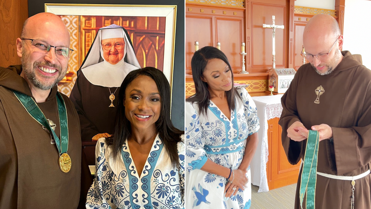 EWTN Priest Father John Paul Mary Blesses Olympic Gymnast Dominique ...