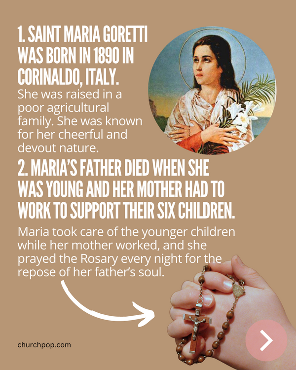 7 Things to Know About the Beautiful Saint Maria Goretti, Model of ...