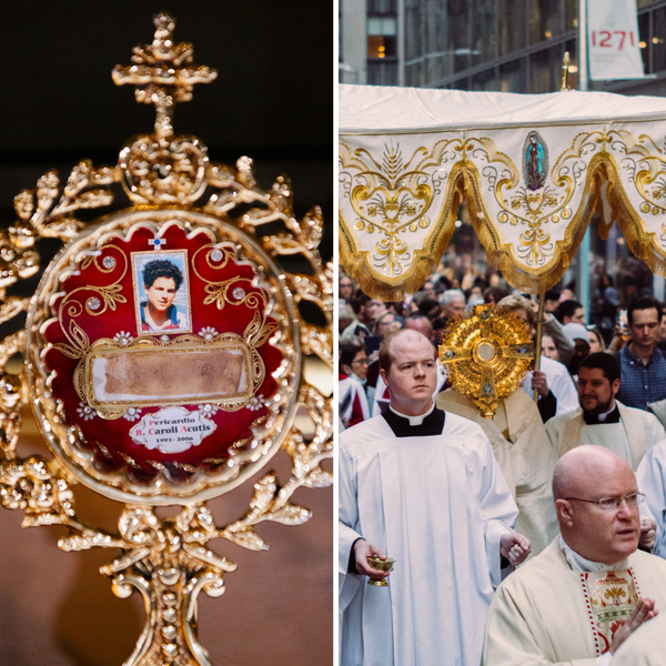 Eucharistic Procession with Carlo Acutis' First-Class Heart Relic to ...