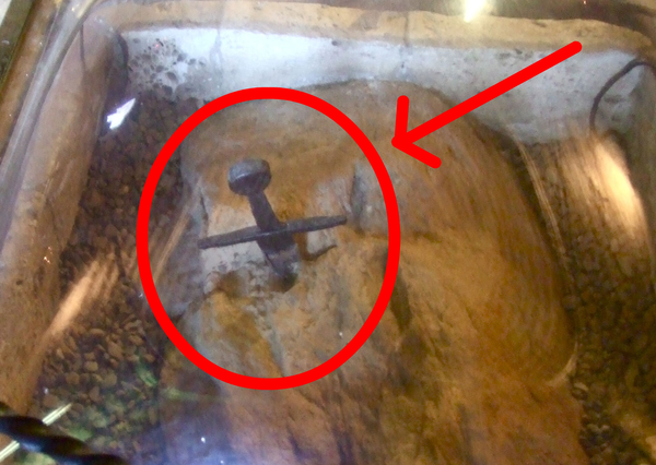 The REAL Sword in the Stone Belonged to the RCC's First Official Saint