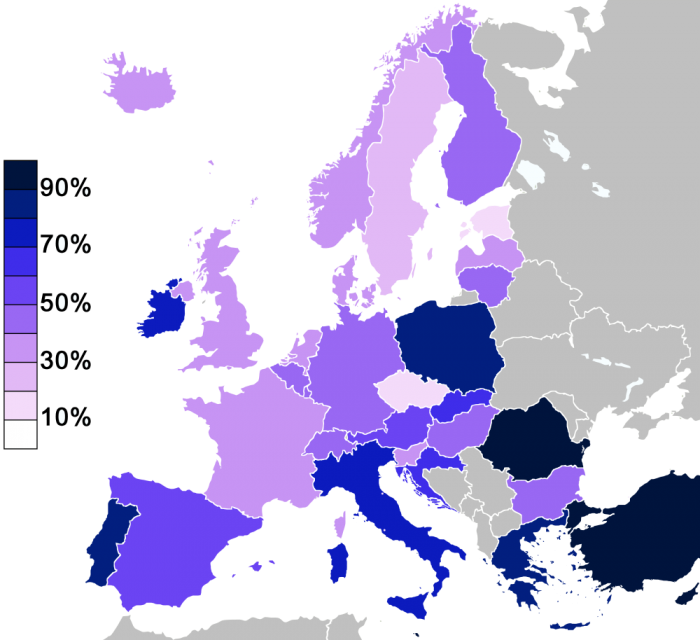 10 Revealing Maps of Religion in Europe