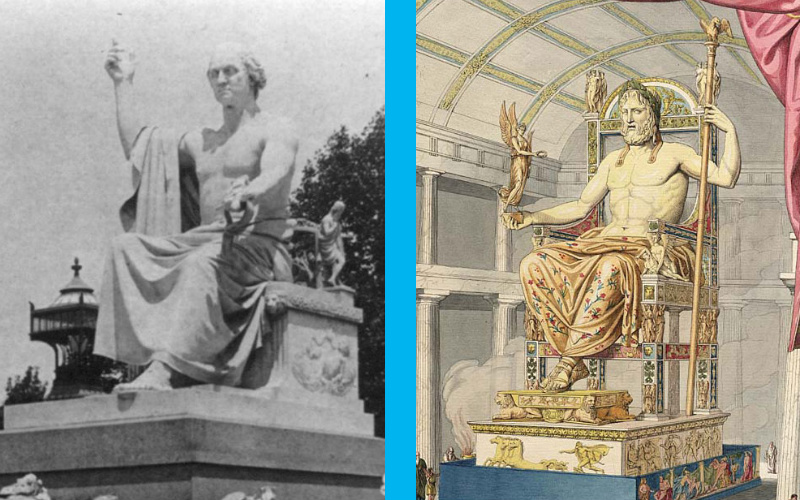George Washington Statue Zeus