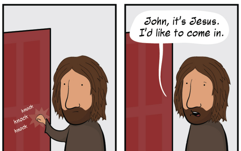 "When Jesus Knocks": This Hilarious Christian Comic Has an Important ...