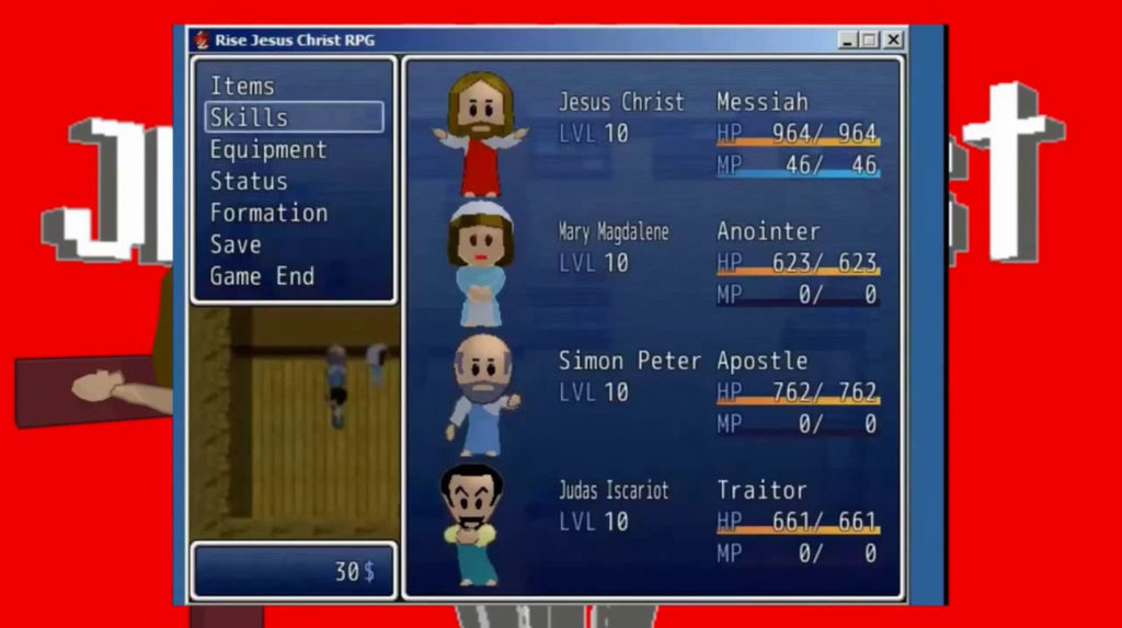 New "Jesus Christ RPG" Let's You Fight Demons in Turn-Based Battles