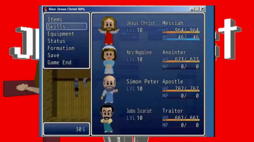 New "Jesus Christ RPG" Let's You Fight Demons in Turn-Based Battles