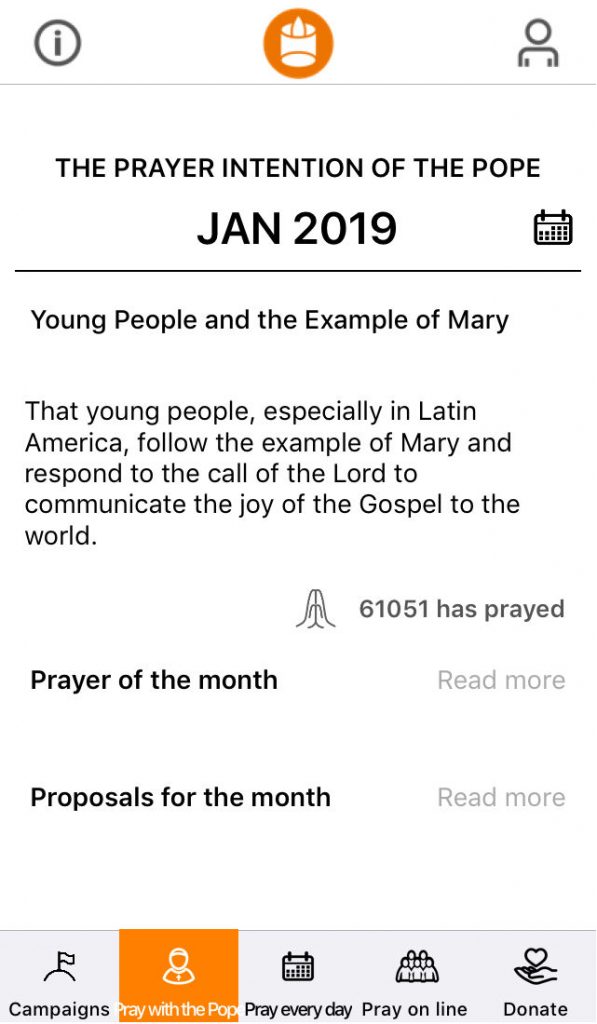 Pray With Pope Francis on the New "Click to Pray" App--Preview it Here!