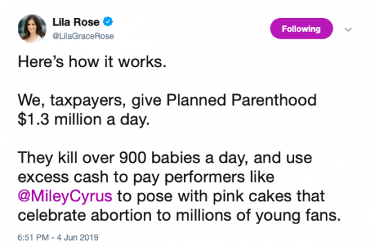 Miley Cyrus Posts Grotesque Abortion Cake Photo & Here's How Pro-Lifers ...