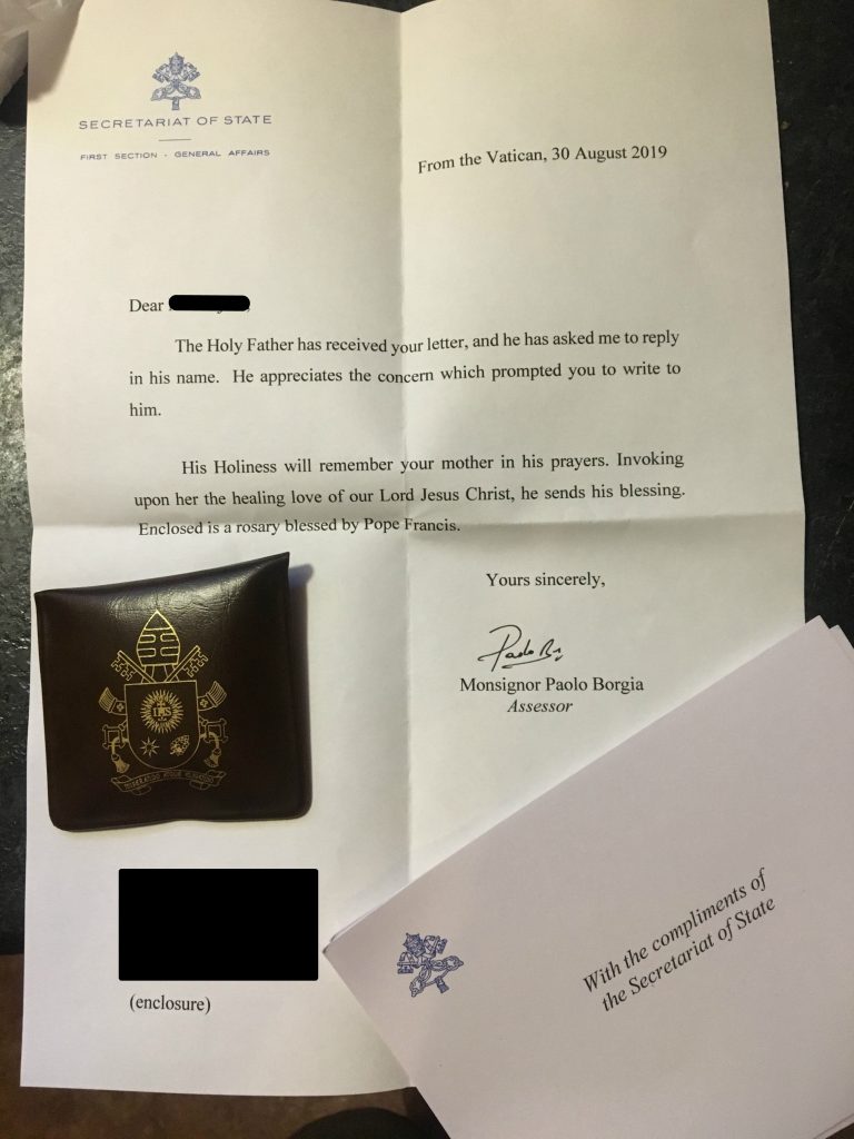 Pope Francis Replies to ChurchPOP Reader After Following Our ...
