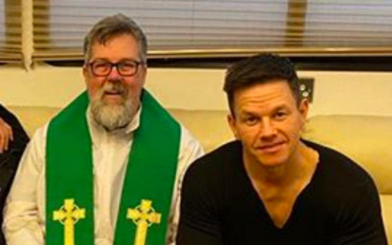 Mark Wahlberg Thanks Priest For Celebrating Mass, Posts Photo: "We ...