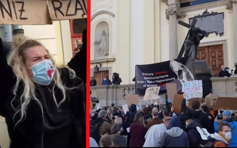"This is War": Catholics Violently Attacked in Poland by Raging Pro ...