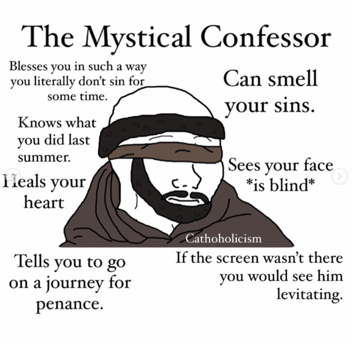 Who's Your Confessor? Identify Your Favorite Priest in Confession in 6 ...