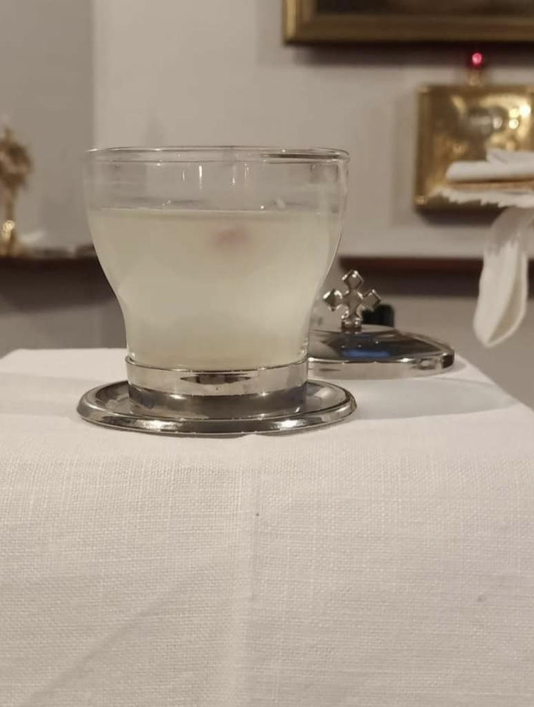 Is a Eucharistic Host Bleeding in Poland? Red Substance Appears After ...