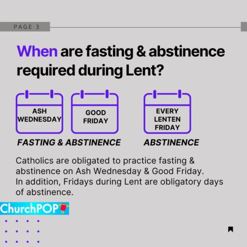 Why Catholics Practice Fasting & Abstinence During Lent, in 5 Simple ...